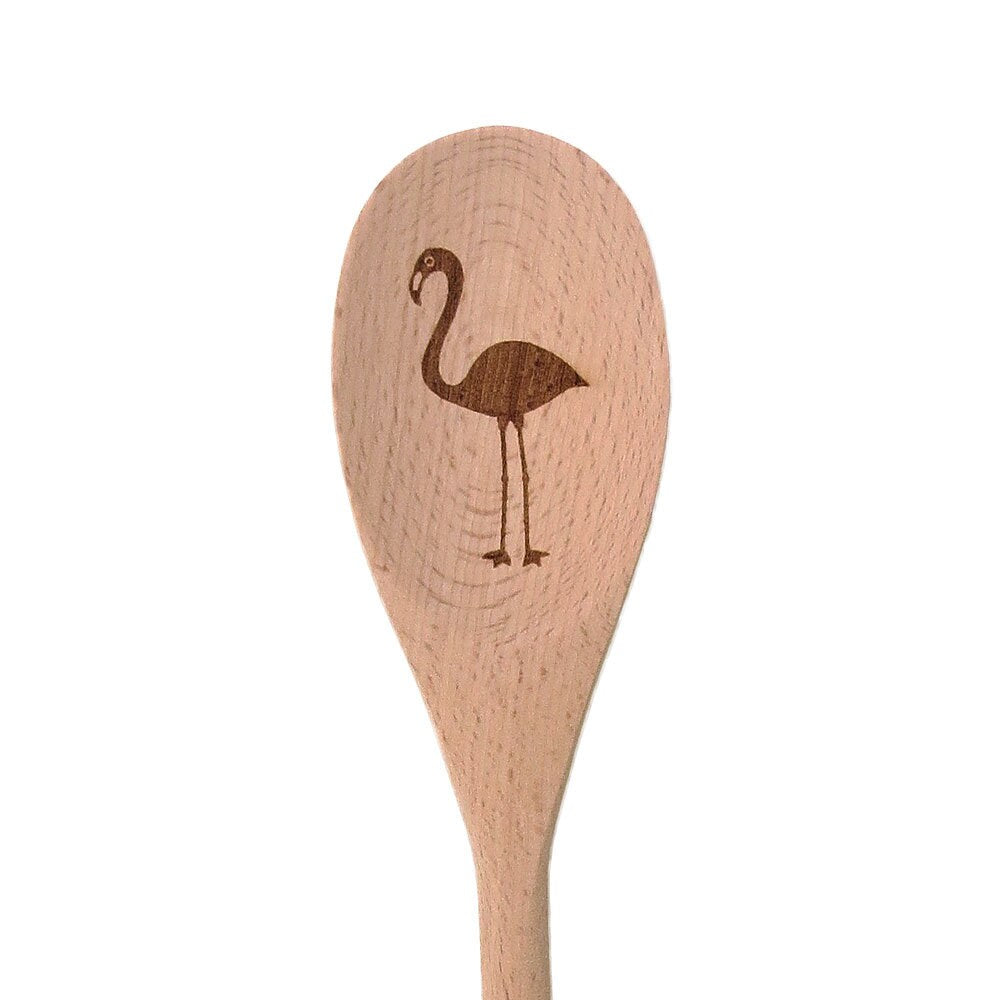 Flamingo Wooden Spoon – Collisionware